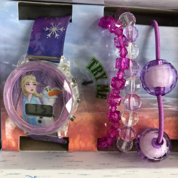 Disney | Accessories | Watch Disney Frozen Ii With 3 Bracelets | Poshmark